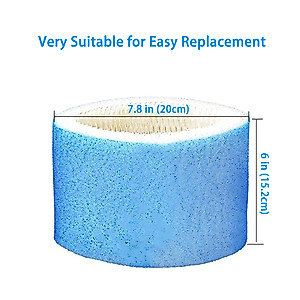 Bibolic Replacement Humidifier Wicking Filter for Honeywell HC-888, HC-888N, HC-888NC Humidifier, Replace HC-888 Series Humidifier Filter C (4 Pack)