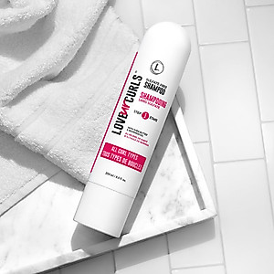 Love Ur Curls LUS Brands Shampoo for Curly, Wavy, Kinky-Coily Hair, 8.5 oz - Sulfate-Free Gentle, Moisturizing Shampoo - Hair Care Products for Soft, Smooth Curl Definition