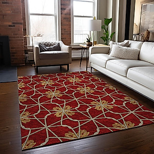 Addison Rugs Chantille ACN958 Paprika 3' x 5' Indoor Outdoor Area Rug, Easy Clean, Machine Washable, Non Shedding, Bedroom, Entry, Living Room, Dining Room, Kitchen, Patio Rug