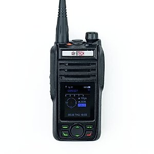 BTECH GMRS-PRO IP67 Waterproof GMRS Two-Way Radio with Bluetooth & GPS, APP Programmable, GMRS Repeater Capable, with Dual Band Scanning Receiver (VHF/UHF); Long Range Two Way Radio