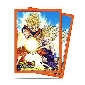 Ultra Pro Official Dragon Ball Super Father-Son Kamehameha Standard Deck Protector Sleeves (65ct)