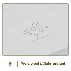 FIMELLO Wall Cabinet, Farmhouse Wall Mounted Cabinets for Kitchen Garage Laundry Storage, Medicine Cabinet with 3 Door and Shelves, White