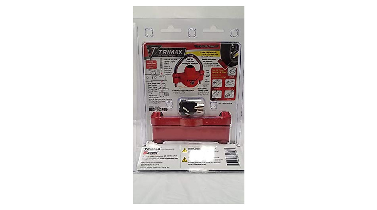 Trimax UMAX25D: Secure Dual Purpose Trailer Coupler Lock