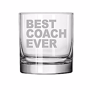 MIP Brand 11 oz Rocks Whiskey Highball Glass Best Coach Ever
