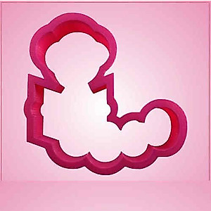 Pink Bookworm Cookie Cutter