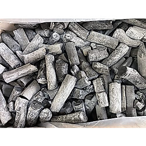 The Bincho Grill Binchotan Charcoal for Japanese BBQ. Natural Hardwood High-Grade for Yakitori and All Types of Charcoal Grills. (22 lbs / 10 kg)