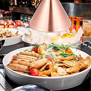 Food Heat Warmer Lamp Hanging Chandelier Telescopic Buffet Heating Lamp for Kitchen Hotel Restaurant Service,