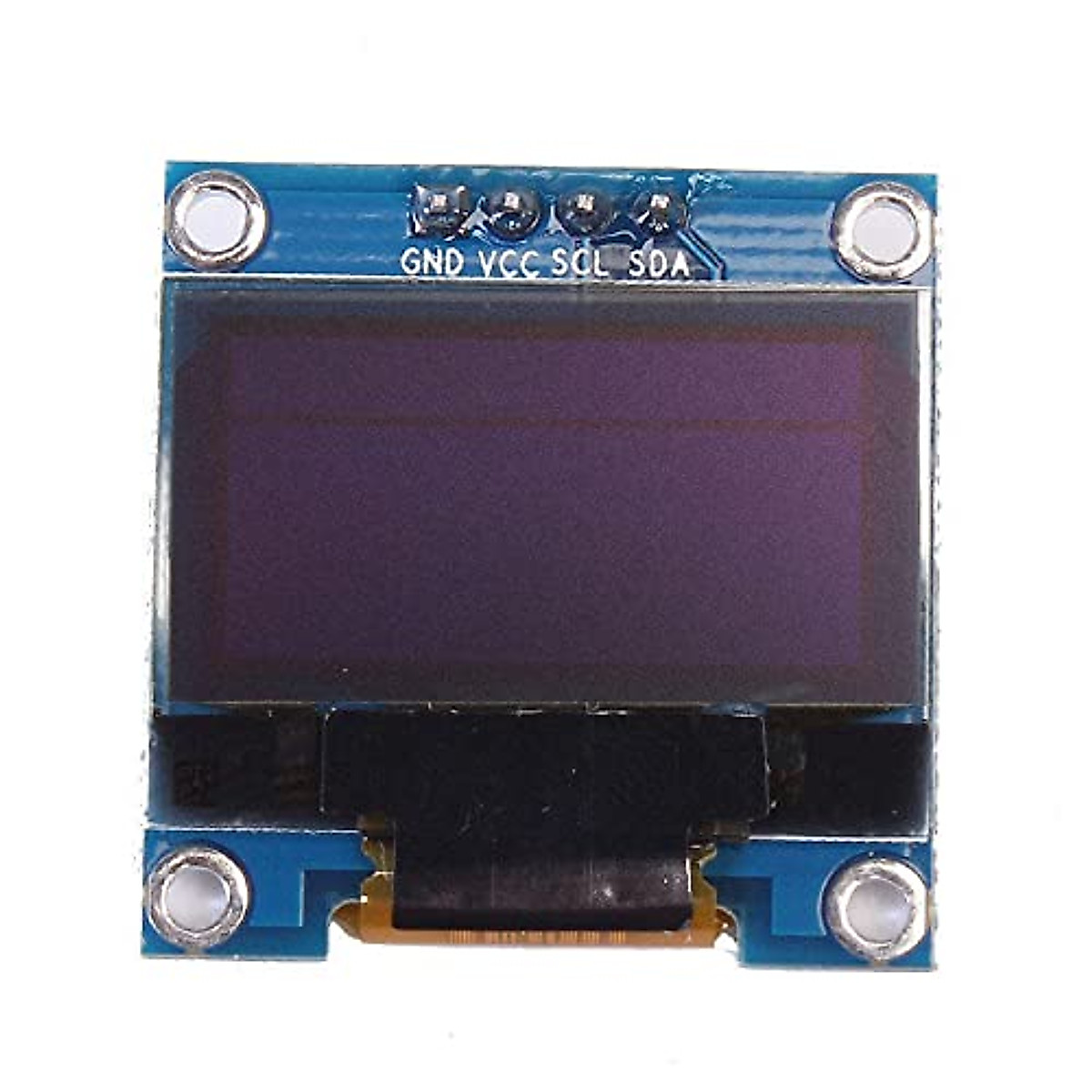 0.96 inch Blue OLED Display Module IIC Serial 128X64 I2C SSD1306 12864 LCD Screen Board GND VCC SCL SDA for Arduino