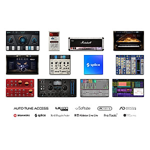 Focusrite Scarlett Solo 2x2 USB Audio Interface Full Studio Bundle with Creative Music Production Software Kit