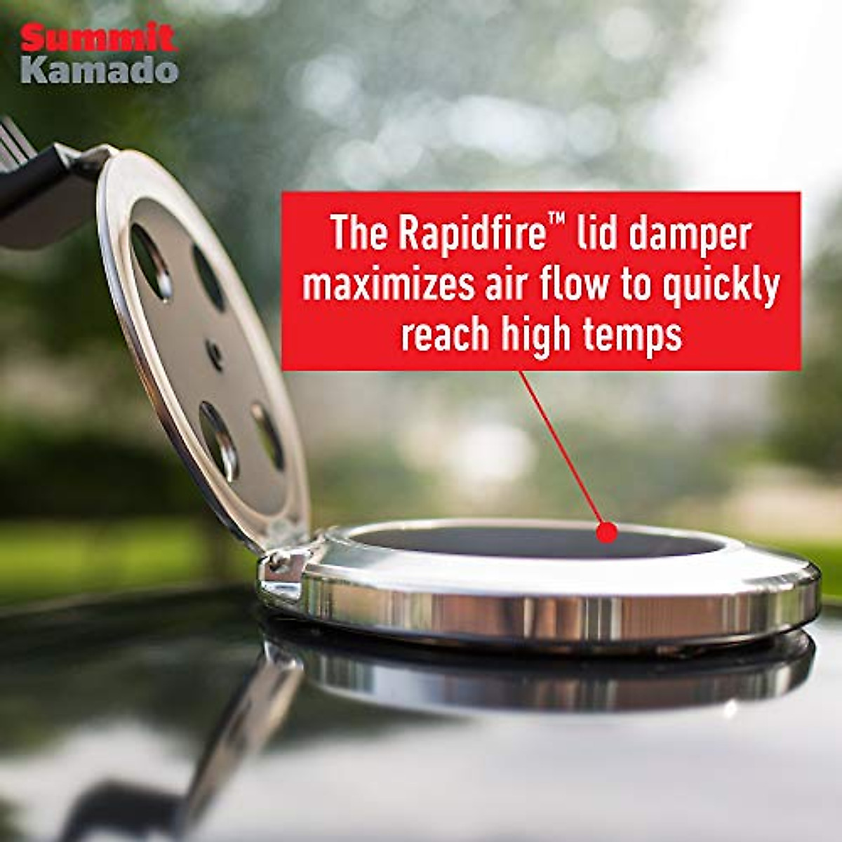 Weber Summit Kamado S6 Charcoal Grilling Center, Black