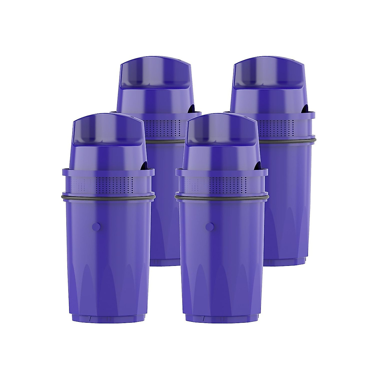 Replacement for Pur®, Pur® Plus Water Filter Pitcher and Dispenser Filtration Systems, NSF Certified, Compatible with CRF950Z PPF951K, CR-1100C, PPT700W, CR-6000C, PPT711W, PPT711, PPT710W, Pack of 4