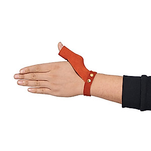 TOPARCHERY Arrow Gloves 2 Finger Protective Guard Leather for Right Left Hand Hunting Shooting Target Recurve Horse Bow