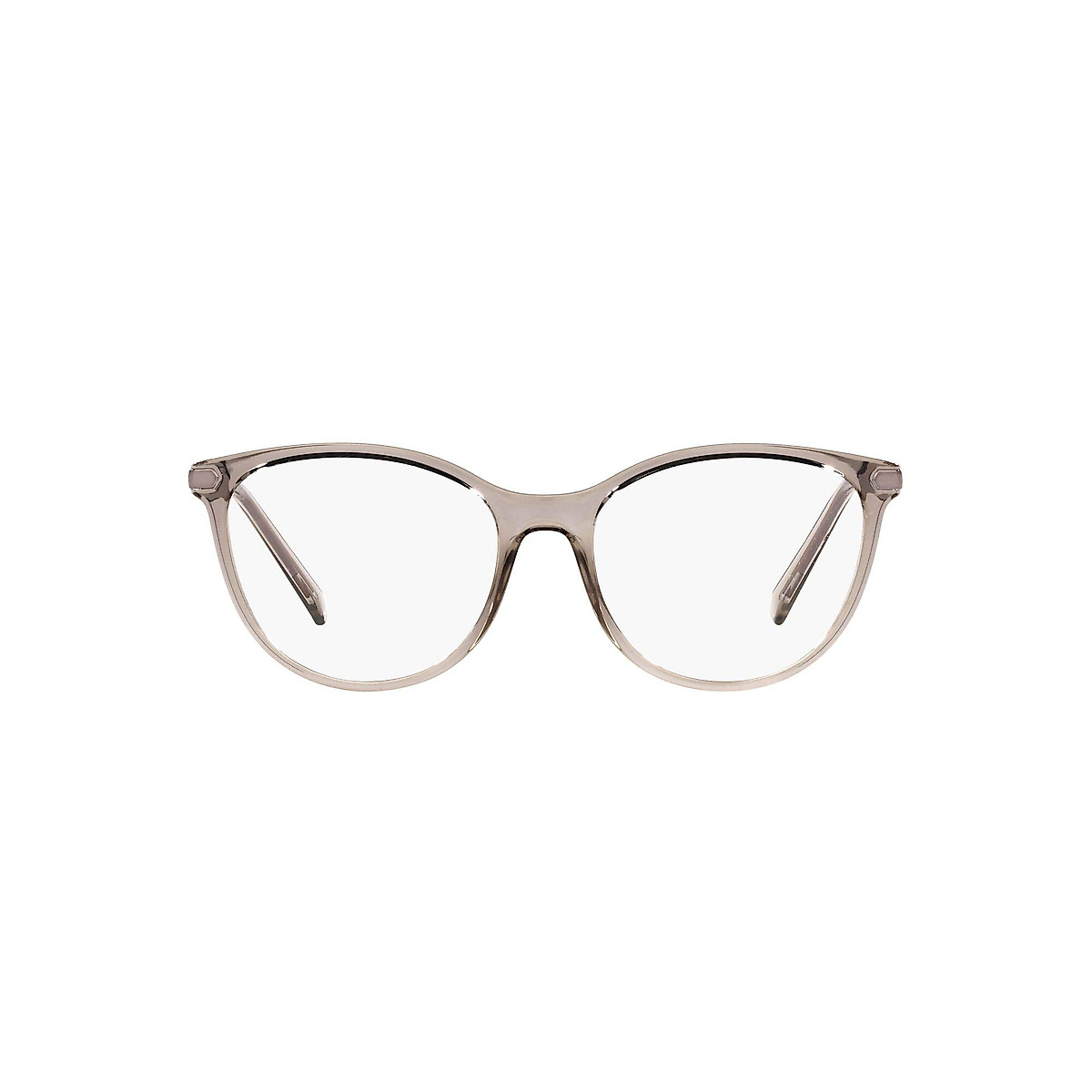 A|X ARMANI EXCHANGE Women's Ax3078 Cat Eye Prescription Eyewear Frames, Tundra/Demo Lens, 53 mm