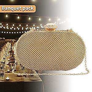 Muadhnait Rhinestone Purse for Women Sparkly Clutch Evening Handbag for Party Wedding