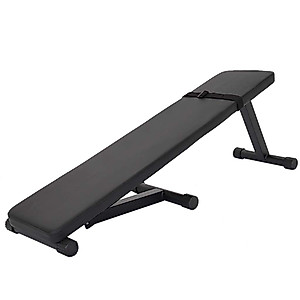 MiaoC Sit Up Bench, Capacity Weight Bench, Flat Dumbbell Bench Workout Weightlifting Gym for Indoor Sports Activities(US in Stock)