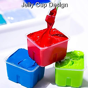Miya Gouache Paint Set, 56 Colors x 30ml Unique Jelly Cup Design in a Carrying Case Perfect for Artists, Students, Gouache Opaque Watercolor Painting