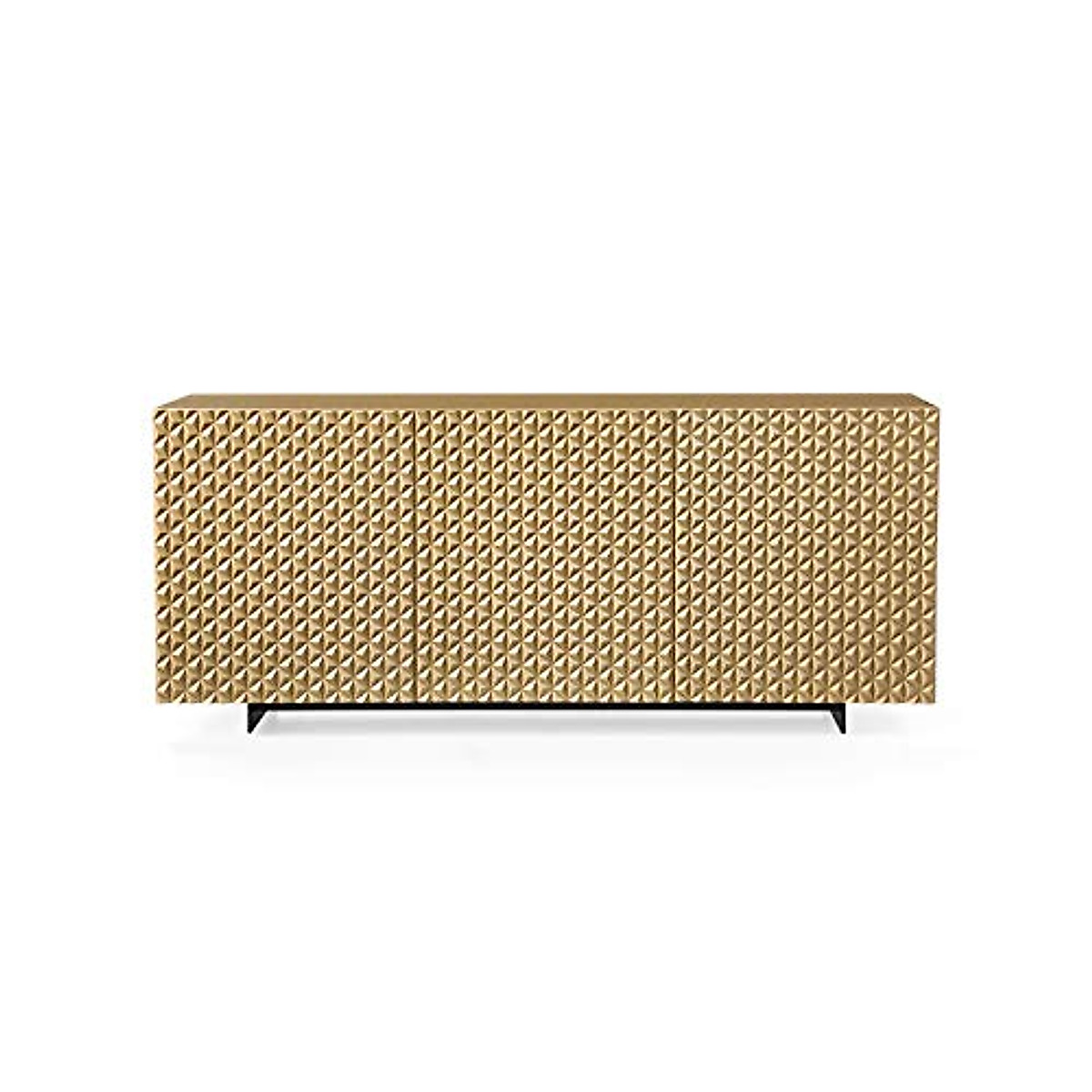 Whiteline Modern Living Harper Buffet, Large, Gold