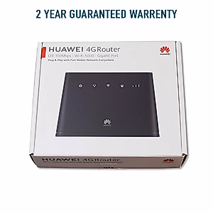 Huawei B311-221 Unlocked 4G LTE 150 Mbps Mobile Wi-Fi Router (3G/4G LTE in Europe, Asia, Middle East, Africa)