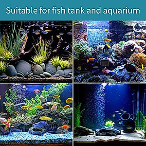 Pawfly 1.2 Inch Air Stone White Cuboid Bubble Stone Diffuser Bubbler Airstones for Aquarium Fish Tank and Pump, 10 Pack