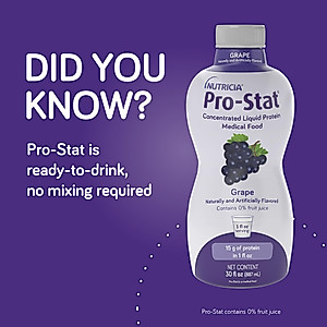 Pro-Stat Concentrated Liquid Protein Medical Food - Grape Flavor, 30 Fl Oz Bottle