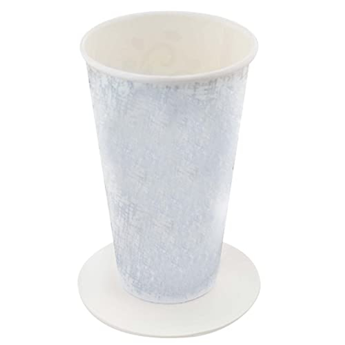 Lot45 Cardboard Coasters 4 Inch Pack - 100 Piece Bulk Cardboard Coasters Durable Round Blank White Cardboard Coasters