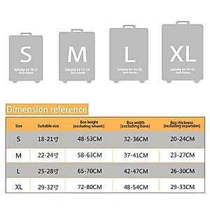 Allinterest Black Horse Print Baggage Cover Dust-proof Anti-Scratch Practical Washable Suitcase Protector Cover