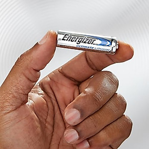 Energizer AA Lithium Batteries, World's Longest Lasting Double A Battery, Ultimate Lithium (2 Battery Count) - Packaging May Vary