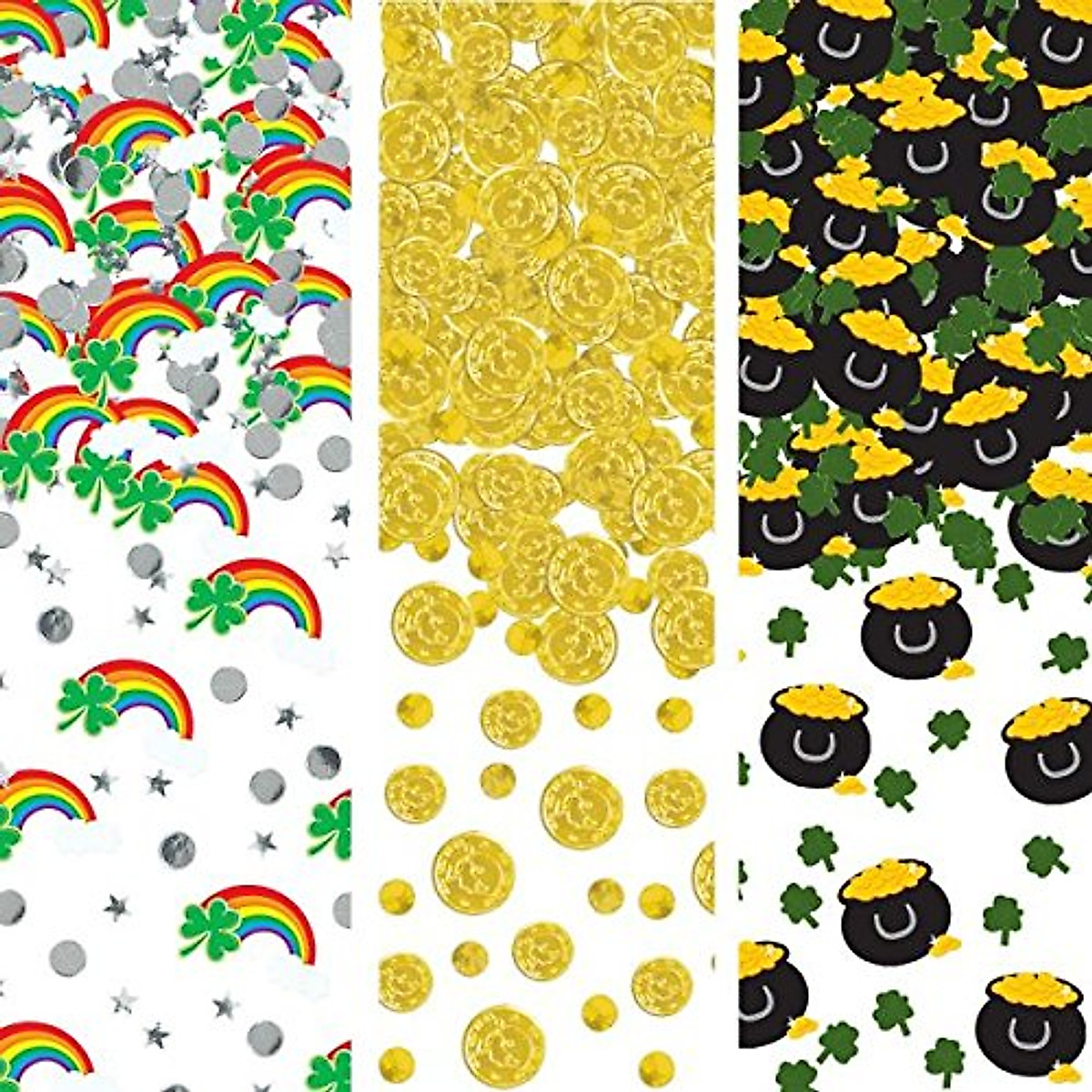 Amscan 369142 St. Patrick's Day Value Confetti, 1.2 oz, Multicolor