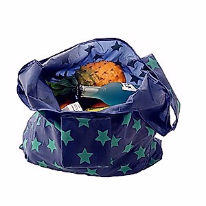 Foldable Reusable Grocery Bags Folding Shopping Tote Bag Fits in Pocket Eco Friendly Cloth Bags for Groceries Recycle Bags Water Resistant Lightweight Strong & Durable Grocery Bags Large(6Pack)