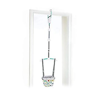 Bright Starts Playful Parade Door Jumper for Baby with Adjustable Strap, 6 Months and Up, Max Weight 26 lbs