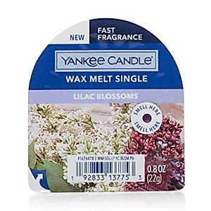 Yankee Candle Fast Fragrance Wax Melt Single Pack (0.8 oz) (Lilac Blossoms)