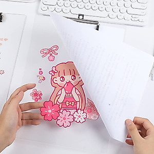 Clipboard Cute A4 Board Clip Writing Splint Board Office Folder Board Office Stationery Exam Folder Filing Products for School (Color : 3)