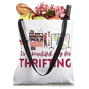 Vintage Thrifting Retro Thrift Store Antique Yard Sale Cute Tote Bag