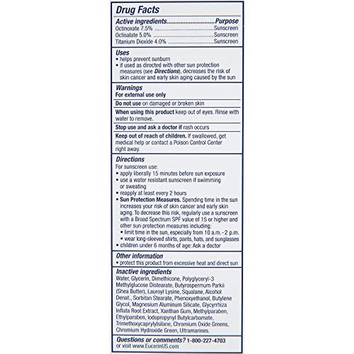 Eucerin Redness Relief Day Lotion - Broad Spectrum SPF 15 - Neutralizes Redness and Protects Skin - 1.7 fl. oz. Pump Bottle