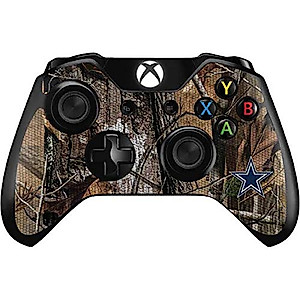 Skinit Decal Gaming Skin Compatible with Xbox One Controller - Officially Licensed NFL Dallas Cowboys Realtree AP Camo Design