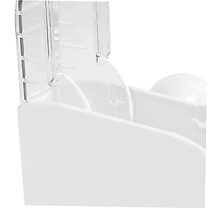 DOITOOL Rice Spoon Storage Rack Plastic Organizer Box Plastic Cutlery Organizer Rice Scoop Rack Rice Paddle Stand Rice Spatula Case Utensils Storage Rack Spoon Holder Rice Spoon Rack Ladle