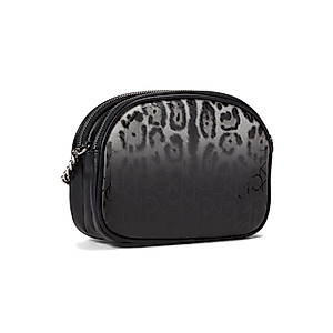 Calvin Klein Takara Textured Embossed Crossbody Snow Leopard One Size