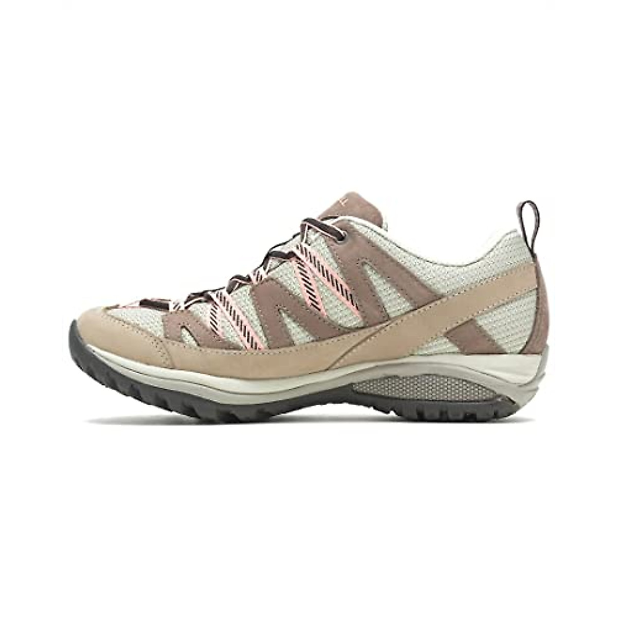 Merrell womens Siren Sport 3 Hiking Shoe, Moonrock/Peach, 8.5 US