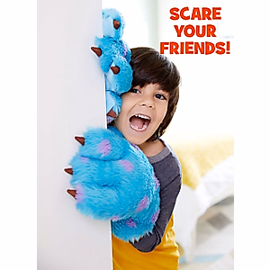 Disney and Pixar Monsters, Inc. Sulley Plush Claw Wearable Life Size Gloves Roleplay Toy For Kids 3 Yrs and Up