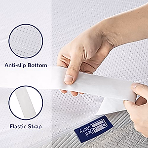 BedStory 2 Inch Full Size Memory Foam Mattress Topper Firm, Pain-Relief Bed Topper, Enhanced Cooling Pad, Gel Infused High-Density Foam Motion Isolation, Skin-Friendly Cover CertiPUR-US Certified