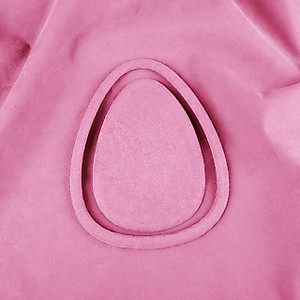 Toworldit Alcantara Dashboard Air Conditions Outlet Vent Decoration Trim Cover Compatible with BMW Mini Cooper F54 F55 F56 F57 2014-2020 (Pink)