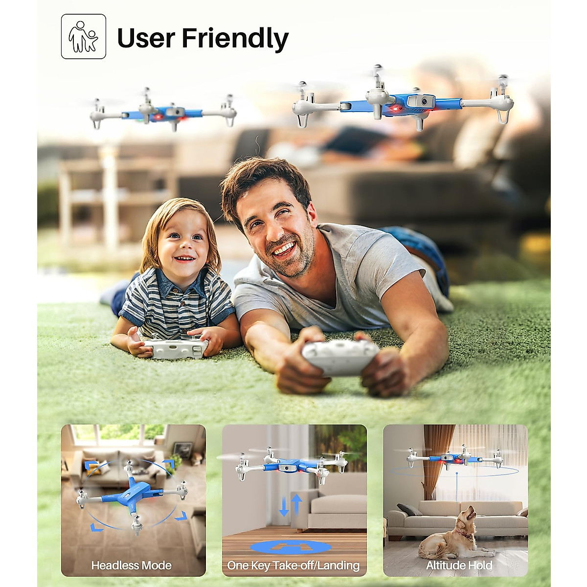 SYMA Drone with Camera for Adults Kids,1080P FPV Camera RC Quadcopter with Altitude Hold, One Key Start, 3D Flips, 2 Batteries Remote Control Helicopter Flying Toys Gifts for Boys Girls