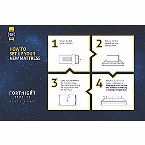 FORTNIGHT BEDDING 6 inch Foam Mattress with Durable Fabric Cover 30x74 inch for RV, Cot, Folding Bed & Daybed - CertiPUR-US Certified – Made in USA