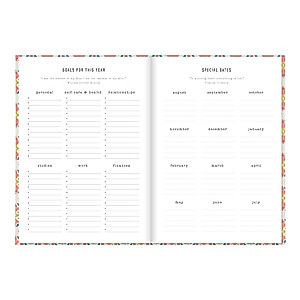 Letts of London Morocco Academic Weekly/Monthly Planner, August 2023 to July 2024, Week-to-View, Sewn Binding, Multilingual, A5 Size, 8.25" x 5.875", Coral (C031812-24)