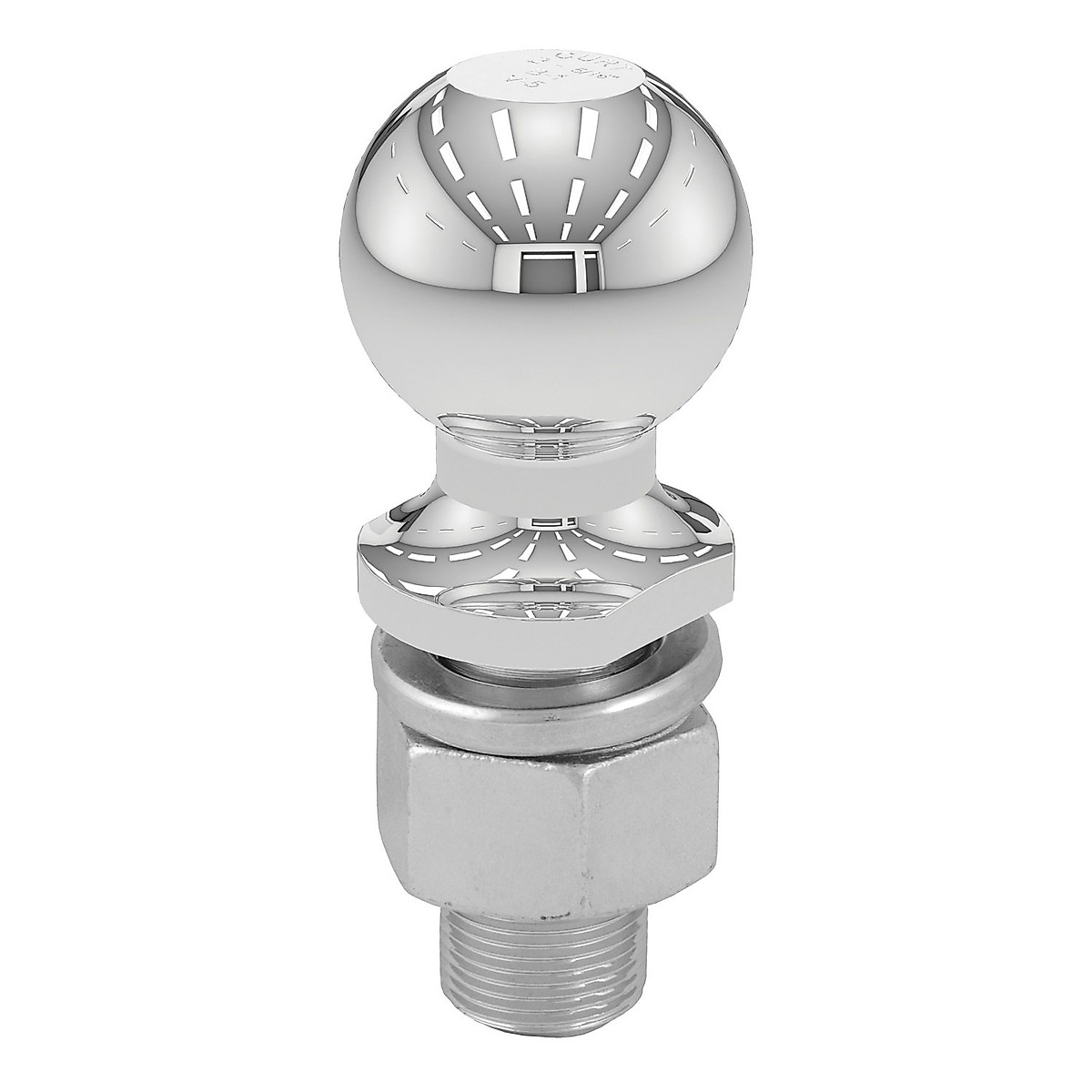 CURT 40068 Chrome Trailer Hitch Ball, 10,000 lbs, 2-5/16-Inch Diameter, 1-1/4 x 2-5/8-Inch Shank