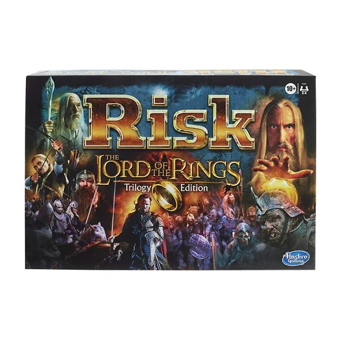 Hasbro Gaming Risk: The Lord of The Rings Trilogy Edition Strategy Family Board Games, Ages 10 and Up, for 2-4 Players (Amazon Exclusive)