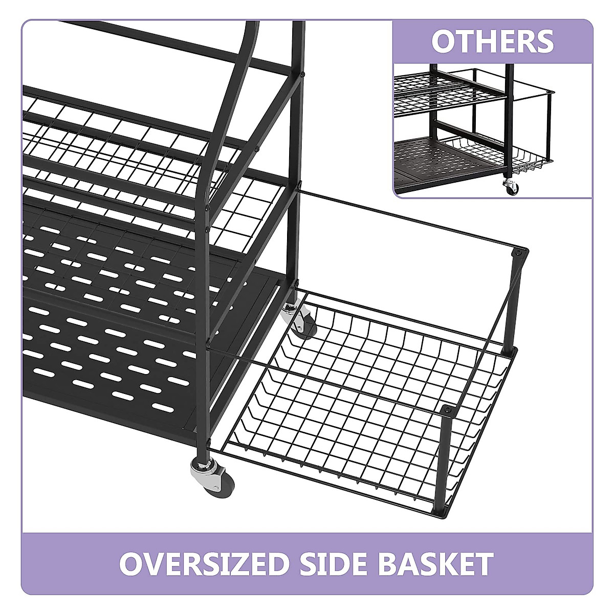 AOMOTA Home Gym Storage, Weight Rack for Home Gym, Yoga Mat Holder，Dumbbell Rack for Home Gym, Gym Rack for Home Gym with Extra Side Storage Space for Dumbbells, Kettlebells, Resistance Bands and More