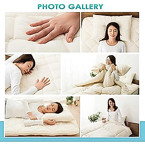 EMOOR Japanese Futon Mattress Set (Mattress, Comforter & Pillow) CLASSE Twin Made in Japan, Foldable Floor Sleeping Bed Tatami Mat