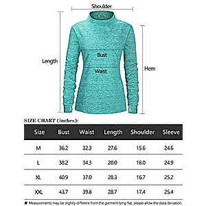 Fulbelle Thermal Fleece Long Sleeve Workout Shirts Women,Thumbhole Fall Fashion Winter Outdoor Running Casual Blouses Exercise Sweatshirts Athletic Performance Sweater Pullover Dark Blue Small