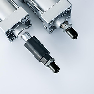 Alamic 50 Pieces Rubber End Caps 3/8" Vinyl End Caps Bolt Screw Covers Thread Protectors, Round Flexible Rubber Screw Covers Bolt Caps